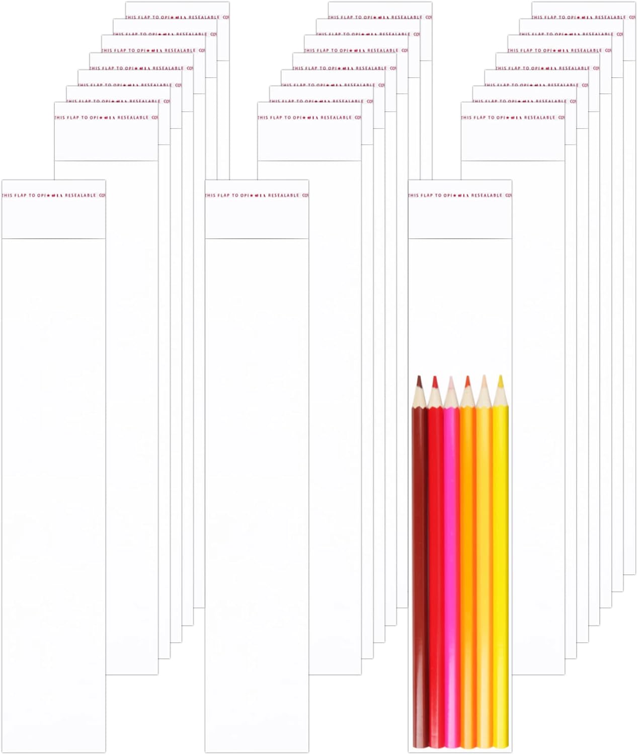 Amazon.com: 2" x 10" Clear Resealable Cellophane Bags 200pcs Self ...