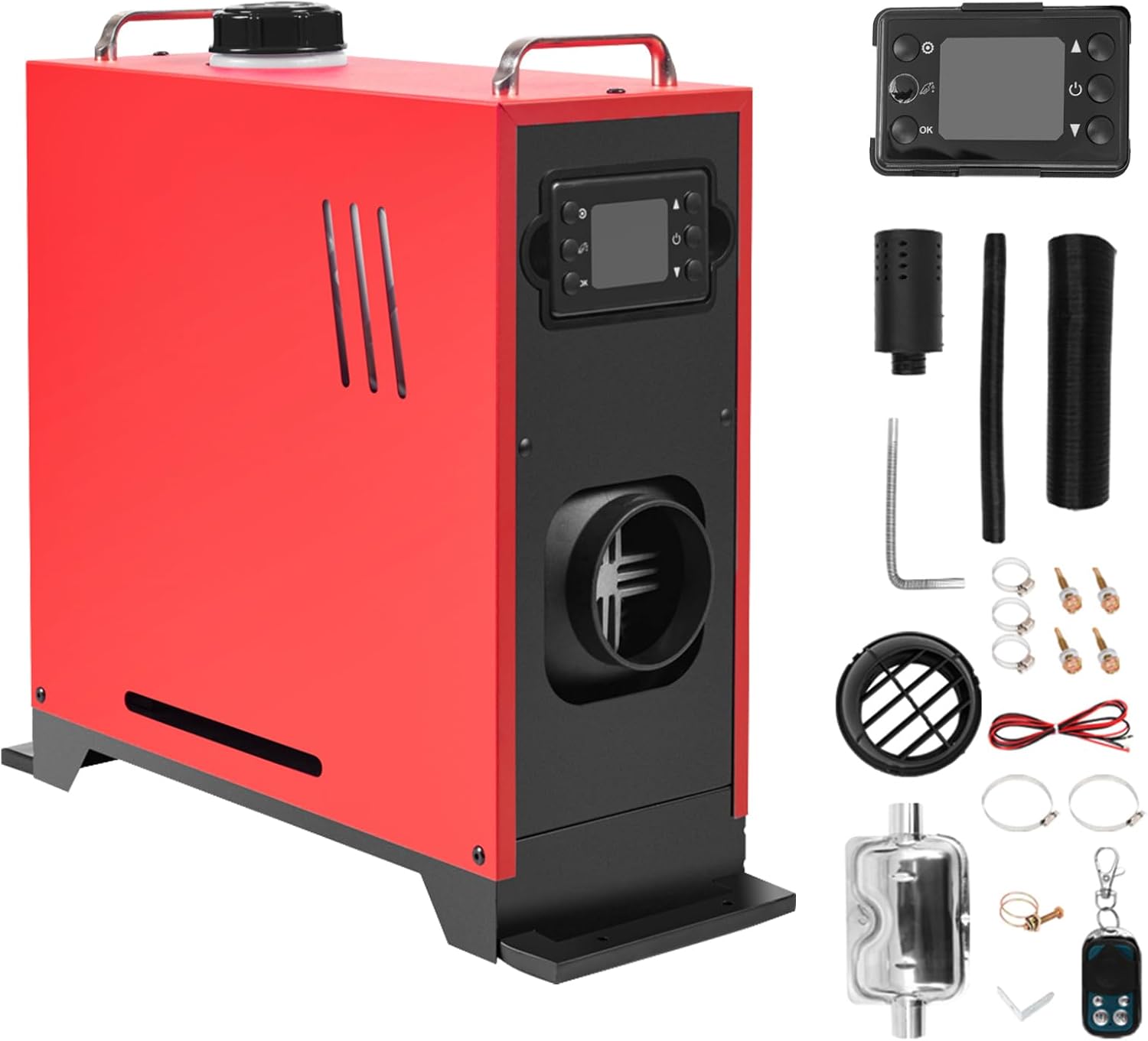 Jacgood Upgraded Diesel Air Heater 12V 5KW, 5KW All-in-One Parking ...