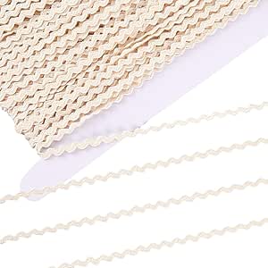 Amazon.com: GORGECRAFT 33 Yards Cotton Rick Rack RIC Rac Trim 1/8 inch ...