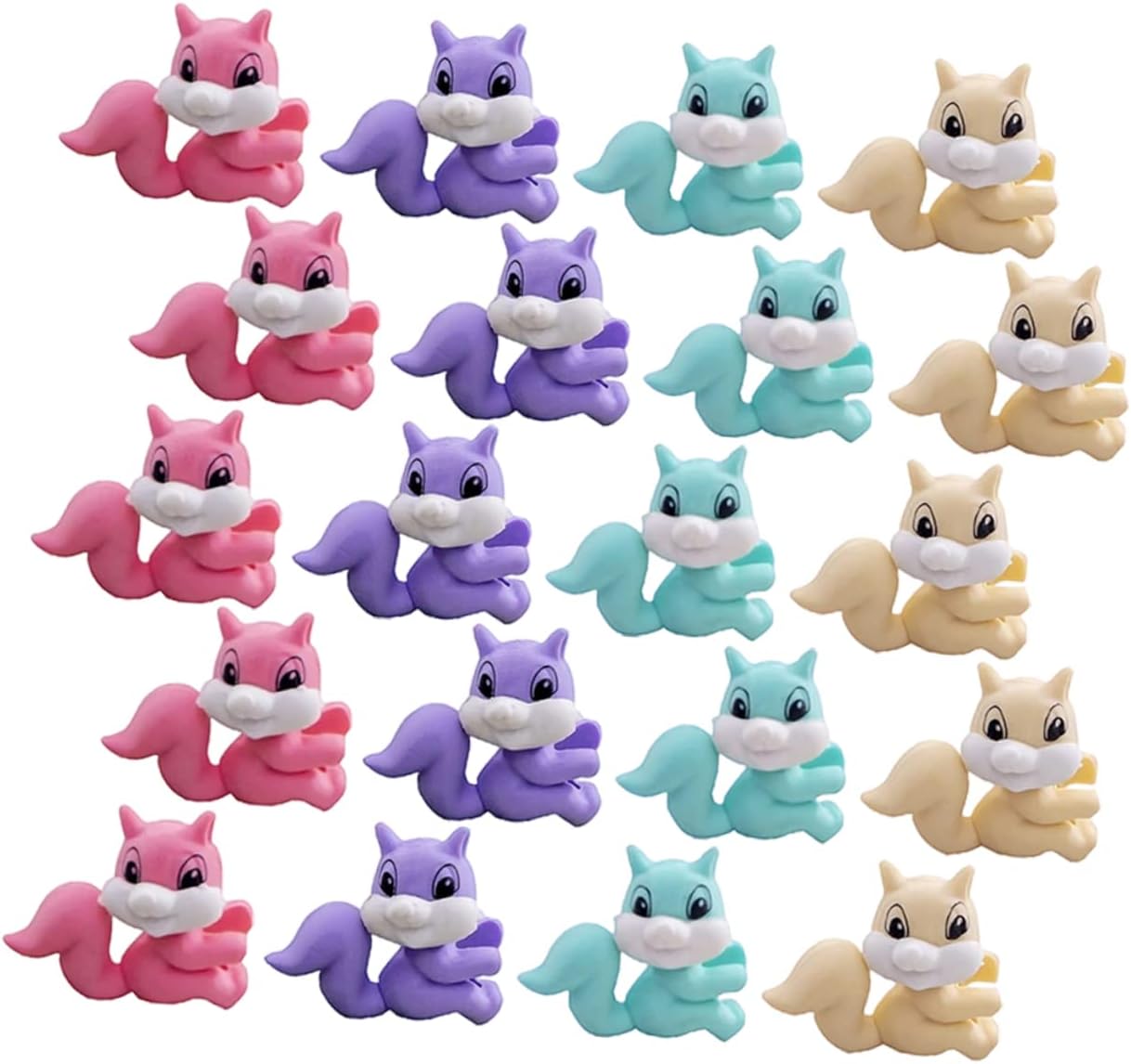 Amazon.com: ANGOLIO 60Pcs Fall Fox Mini Eraser Bulk Fall Animal Erasers ...