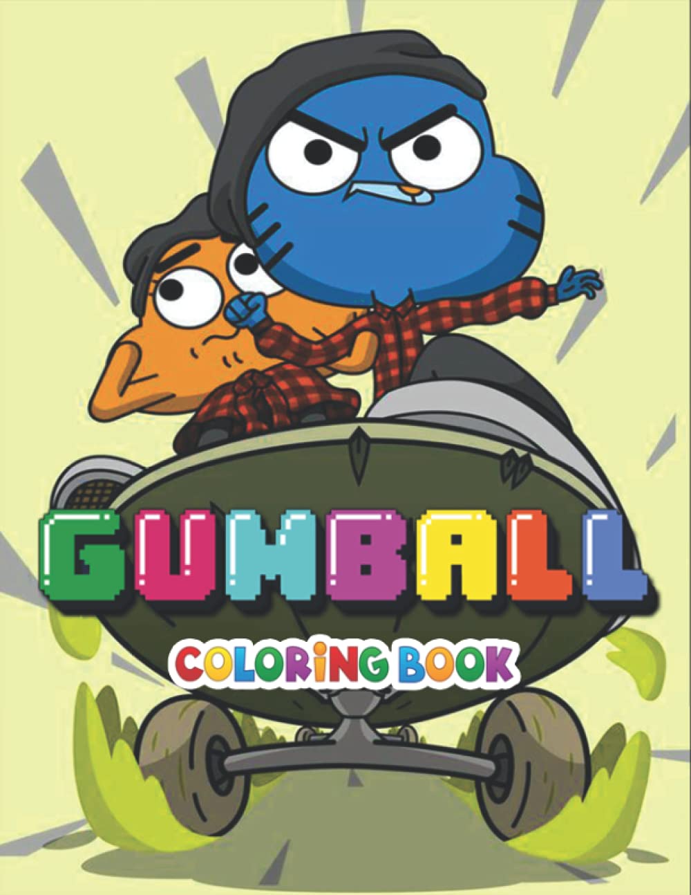 Buy Gumball Coloring Book: +50 The Amazing World of Gumball Coloring ...