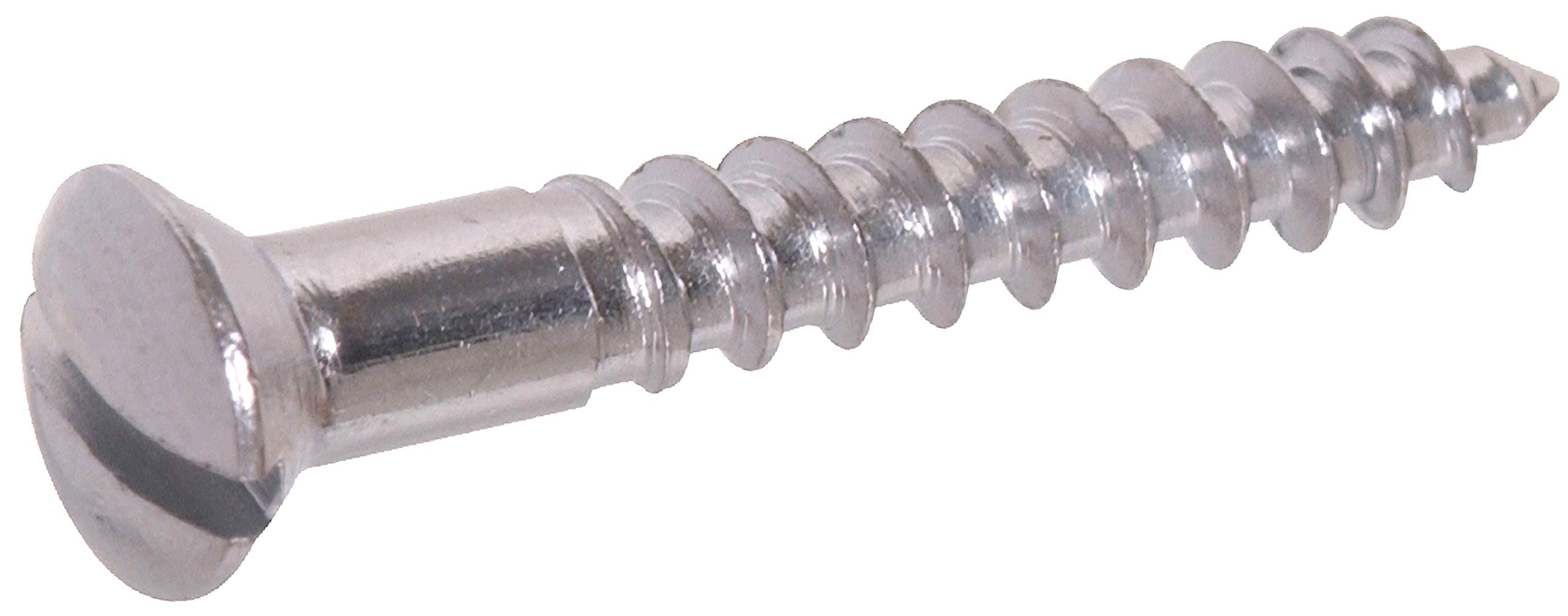 Amazon.com: Hillman 1187 Brass Chrome Plated Oval Head Slotted Wood ...