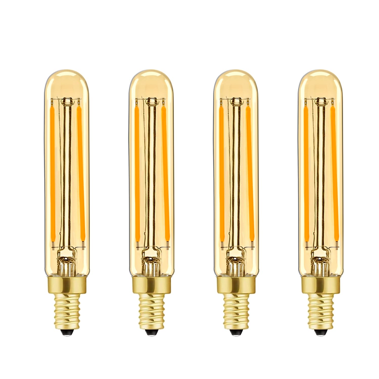 LDCHIUEN E12 LED Bulb Dimmable 2W Long Filament 25 Watt E12 Candelabra ...