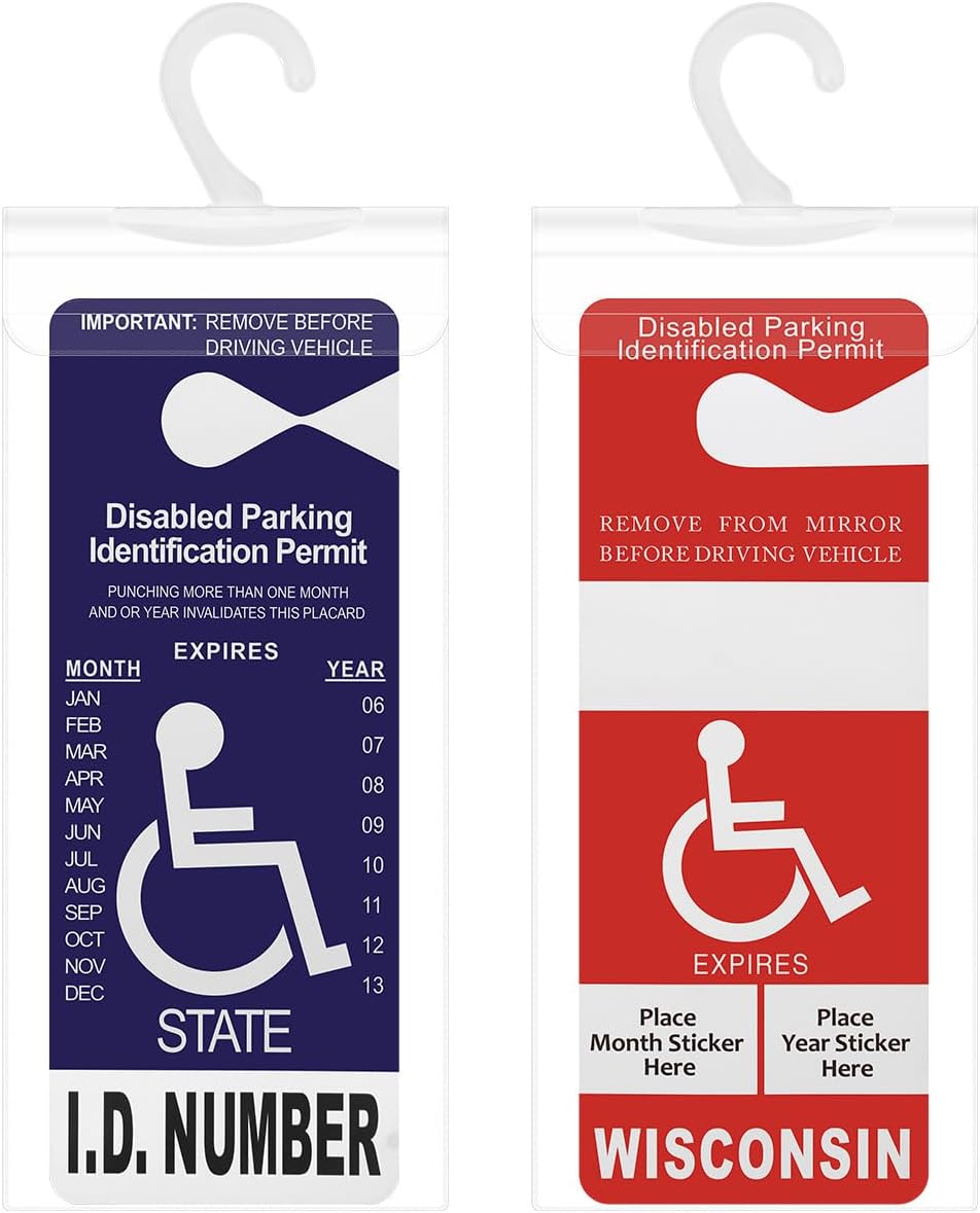 Amazon.com: Portable Handicap Placard Holder | Disability Placard ...