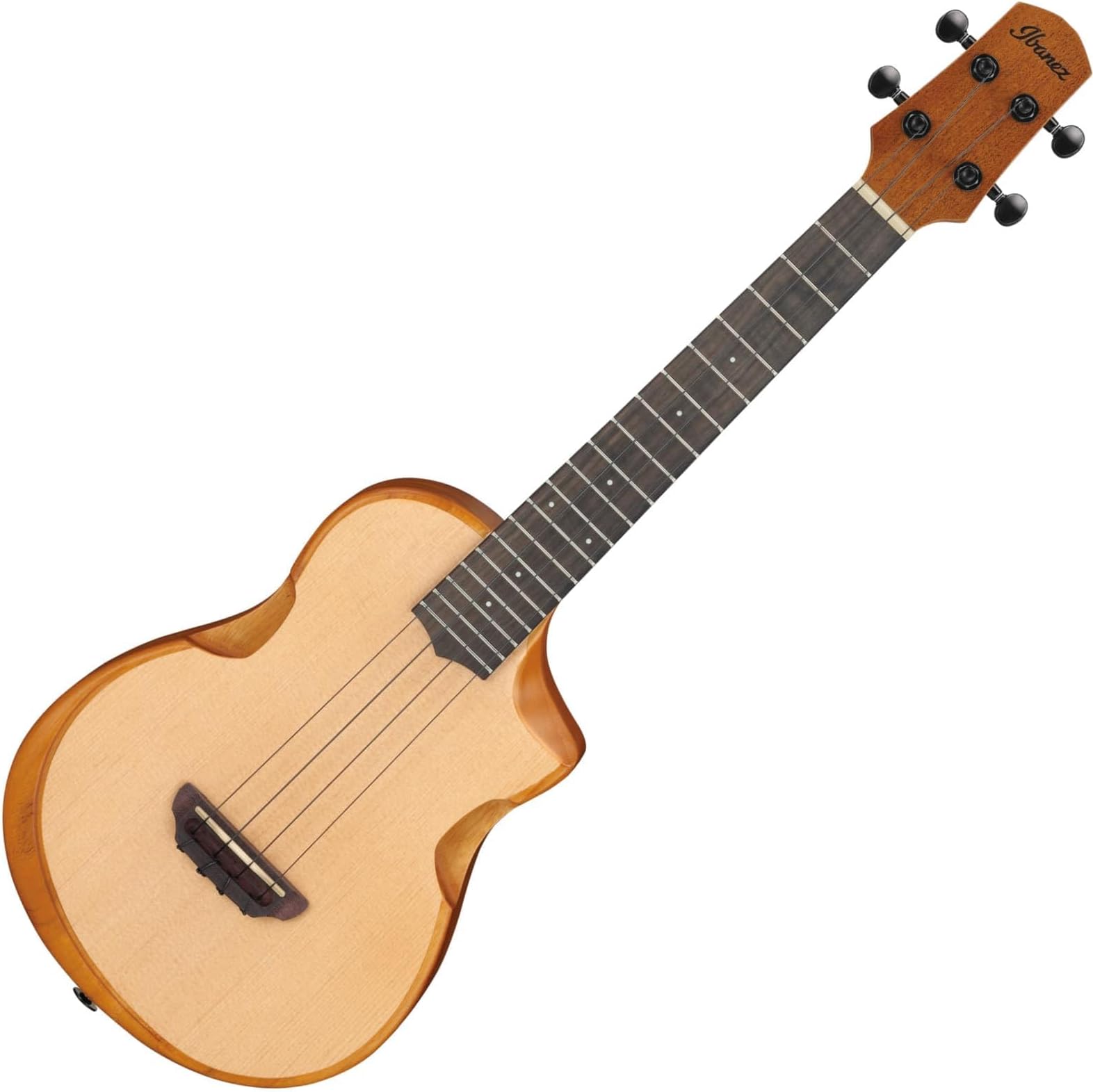 Amazon.com: Ibanez AU Tenor Acoustic-electric Ukulele - Natural ...