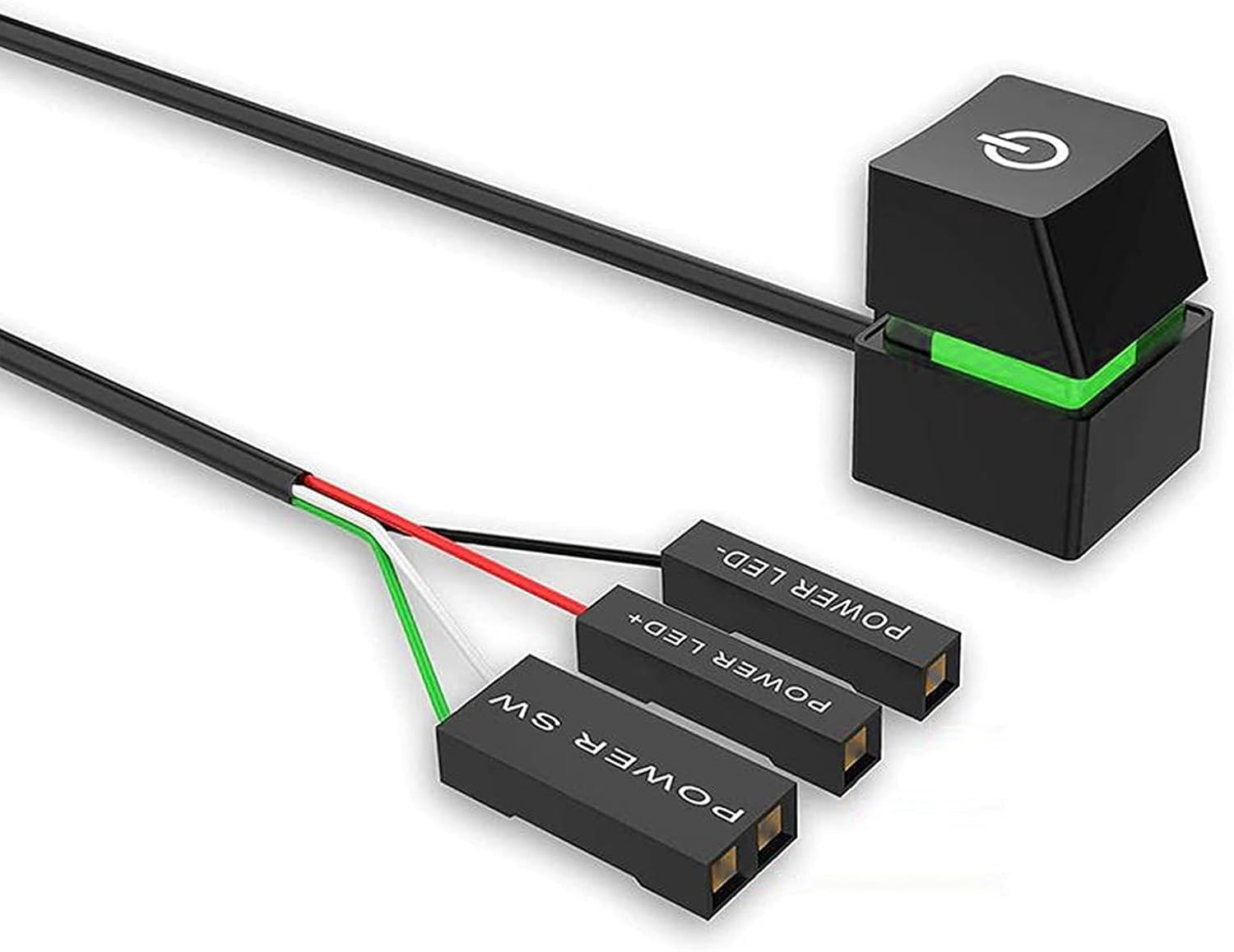 Amazon.com: Power Switch, Power Supply Control Adapter Cable, PC Power ...