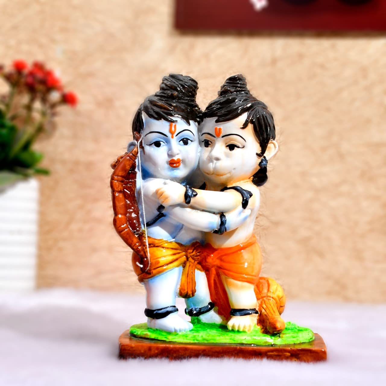 Buy SAUDEEP INDIA Lord Ram and Hanuman Idol | Bhagwan Ram and Hanuman ...