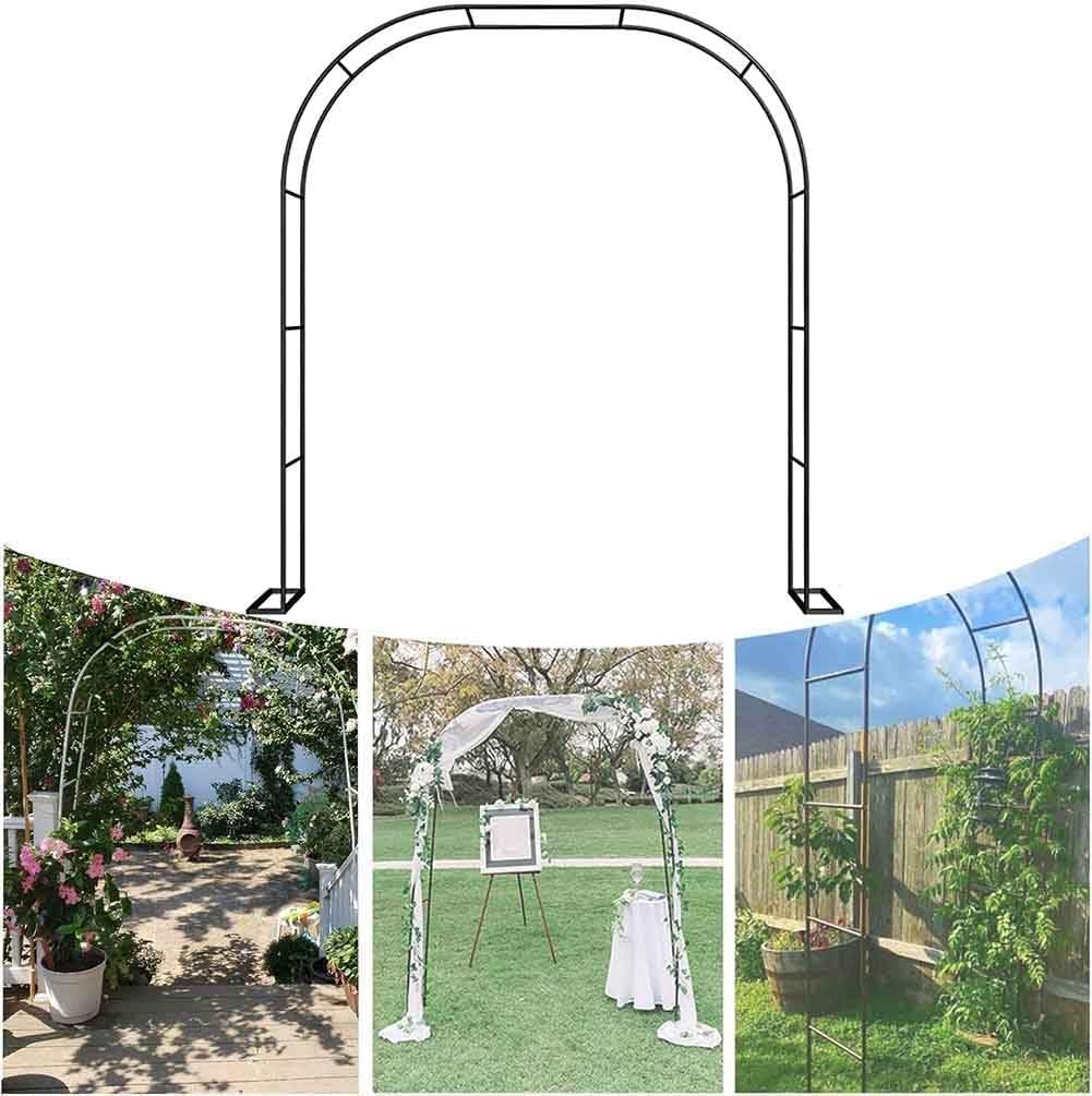 Amazon.com : SEVSO Wedding Arch Metal Frame Garden Arch Wide 1.20M 1 ...