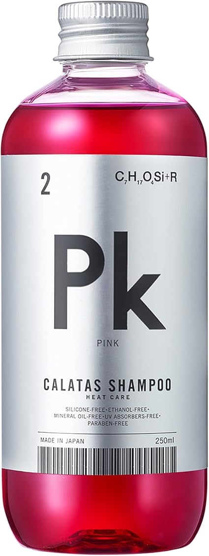 Amazon | 【カラタス】カラーシャンプー ヒートケア Pk(ピンク) 250ml | CALATAS | シャンプー 通販