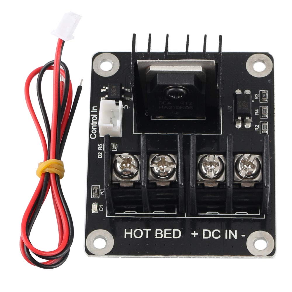 BCZAMD Mosfet 3D Printer HeatBed Power Module Add-on Hotbed Mosfet Tube ...