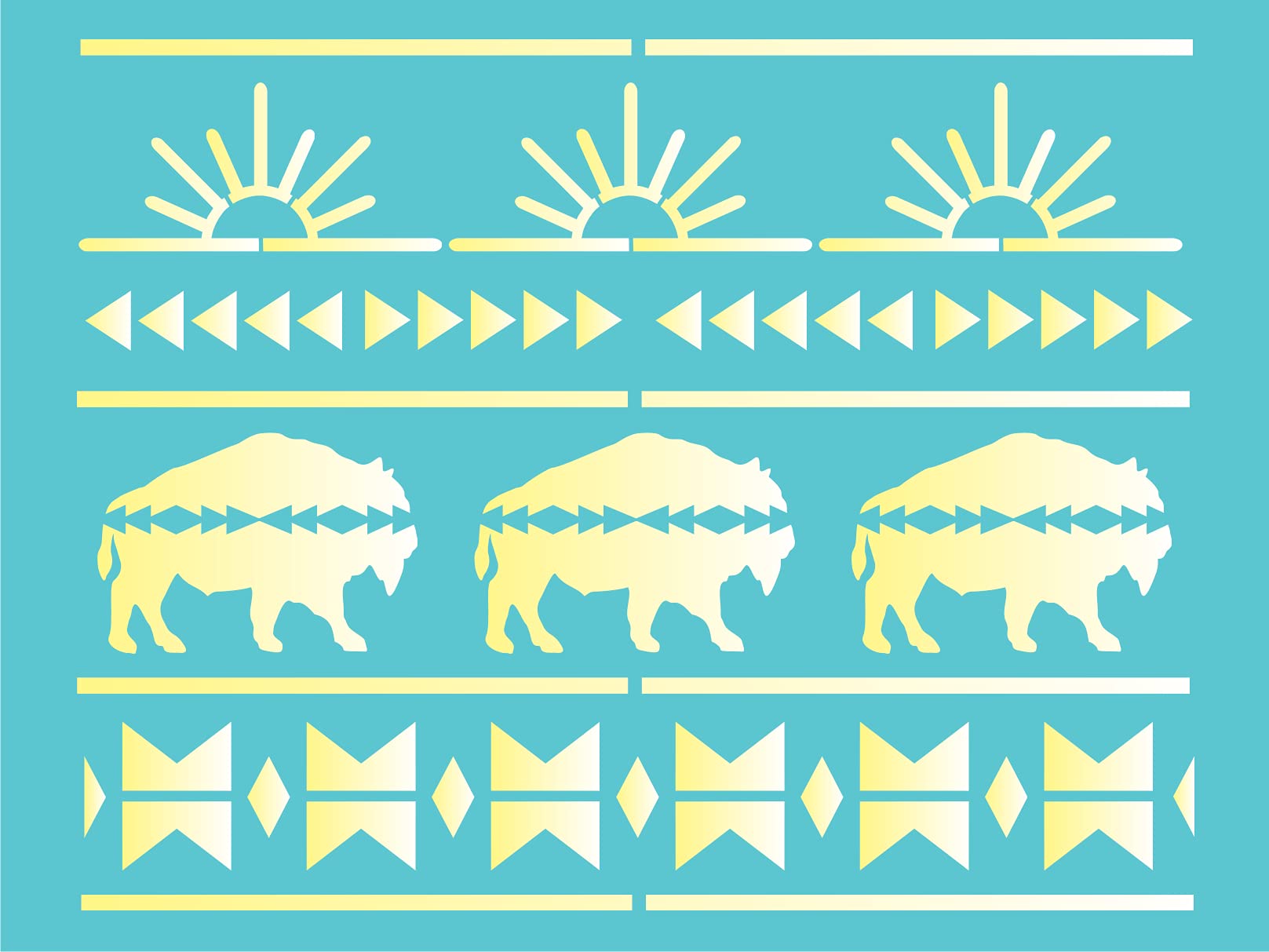 Simple Native American Border Designs