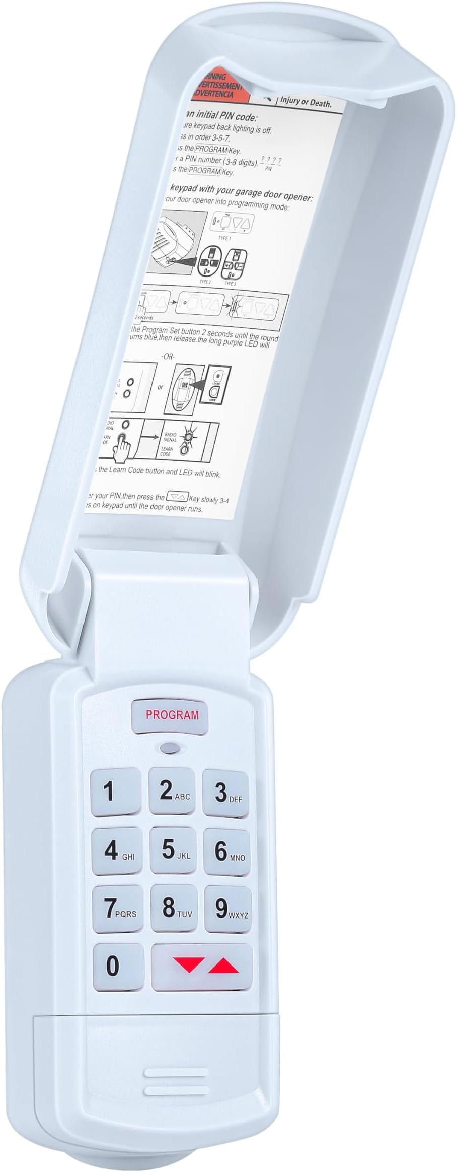 Genie Genuine GUK-R Wireless Universal Garage Door Opener Keypad ...