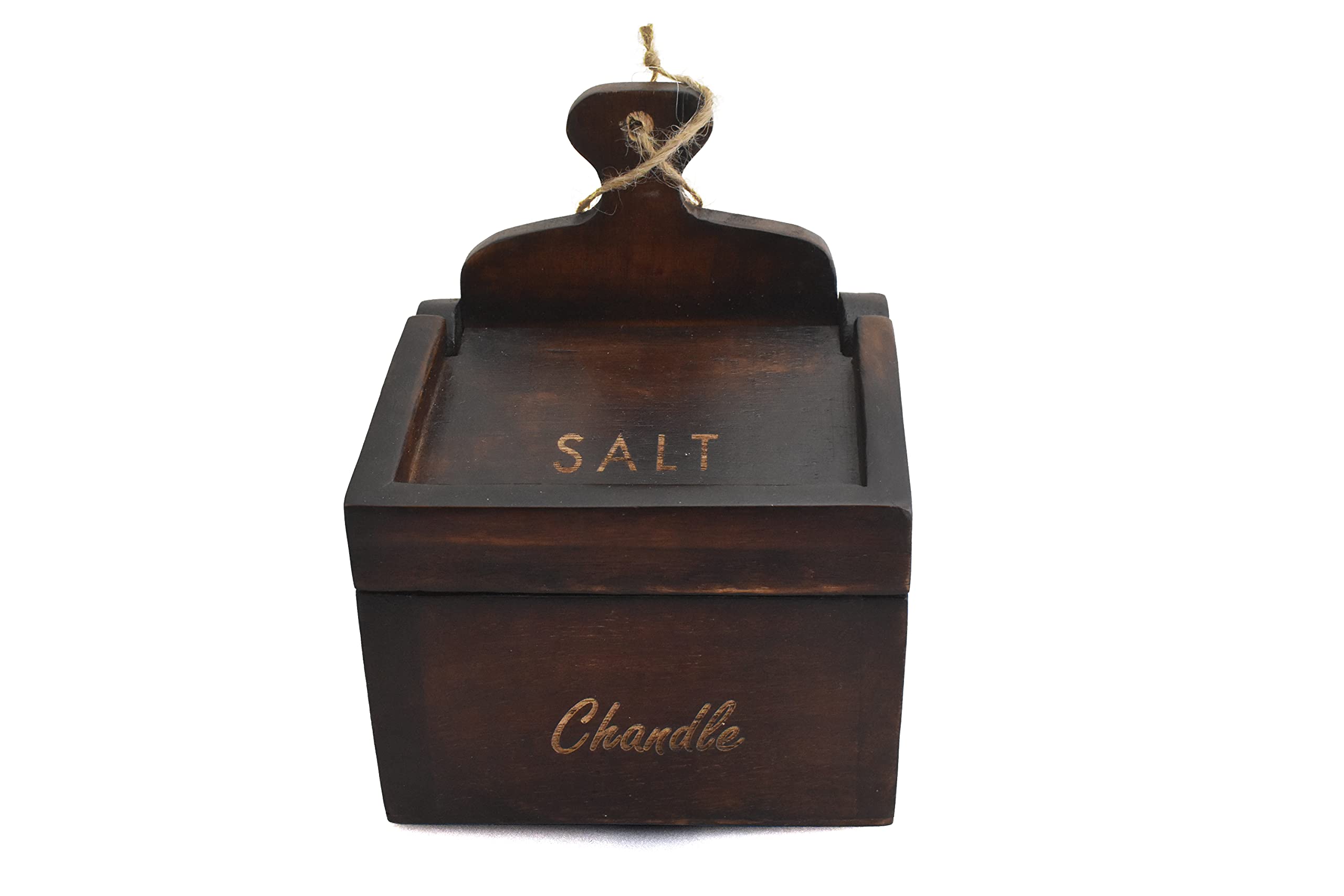 Antique Wooden Salt Boxes