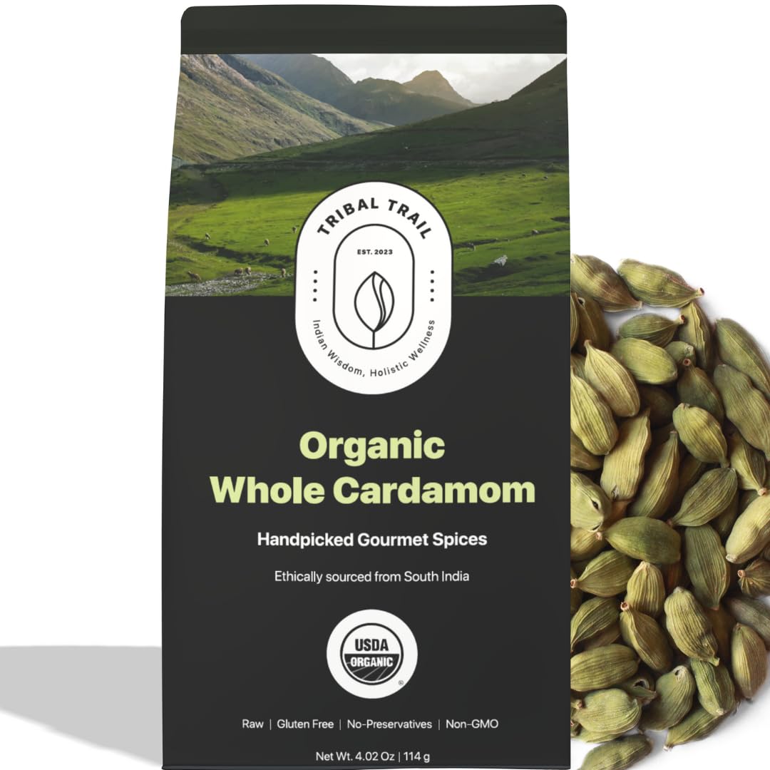 Amazon.com : Tribal Trail Organic Green Cardamom Pods (8 mm Bold) | 4. ...