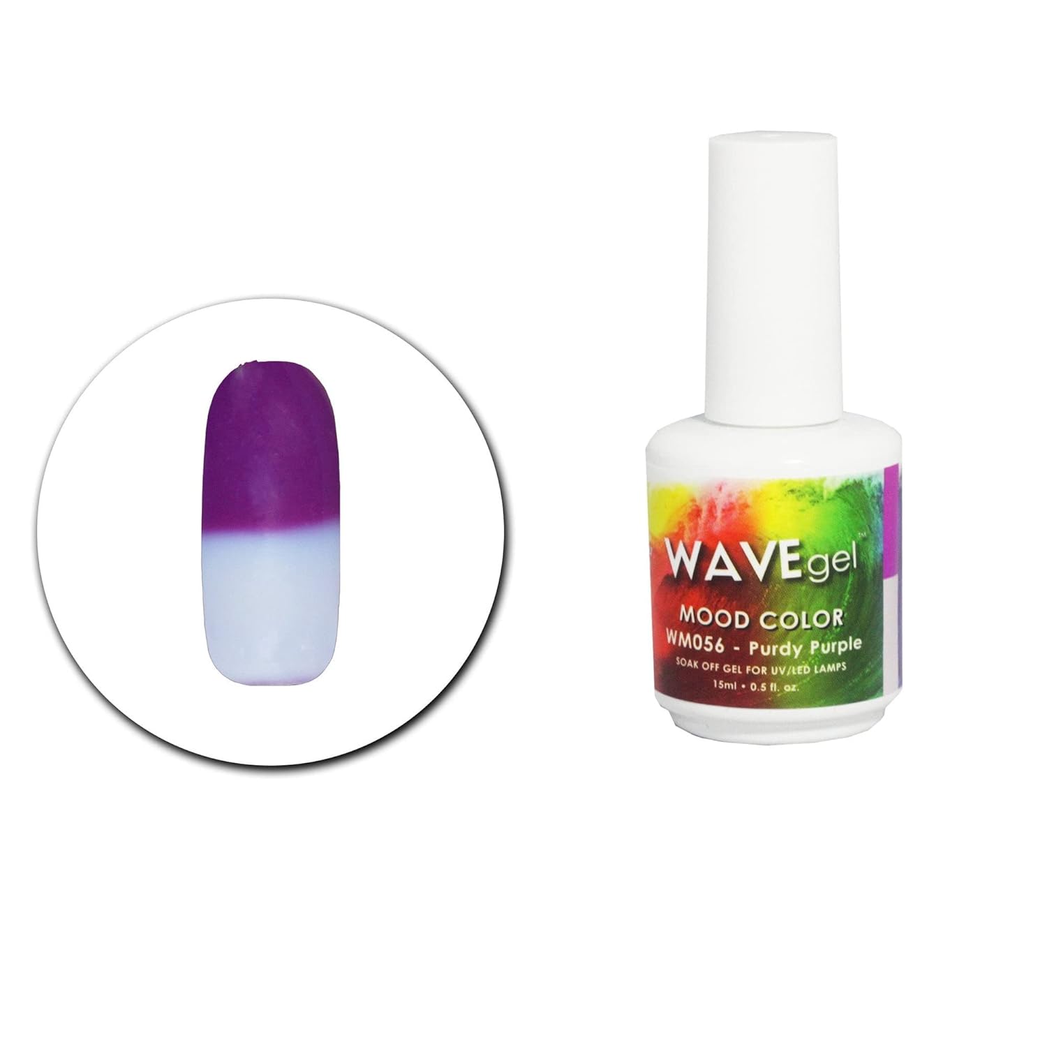 Amazon.com : WAVEGEL Color Changing Nail Gel Polish - Mood Collection ...