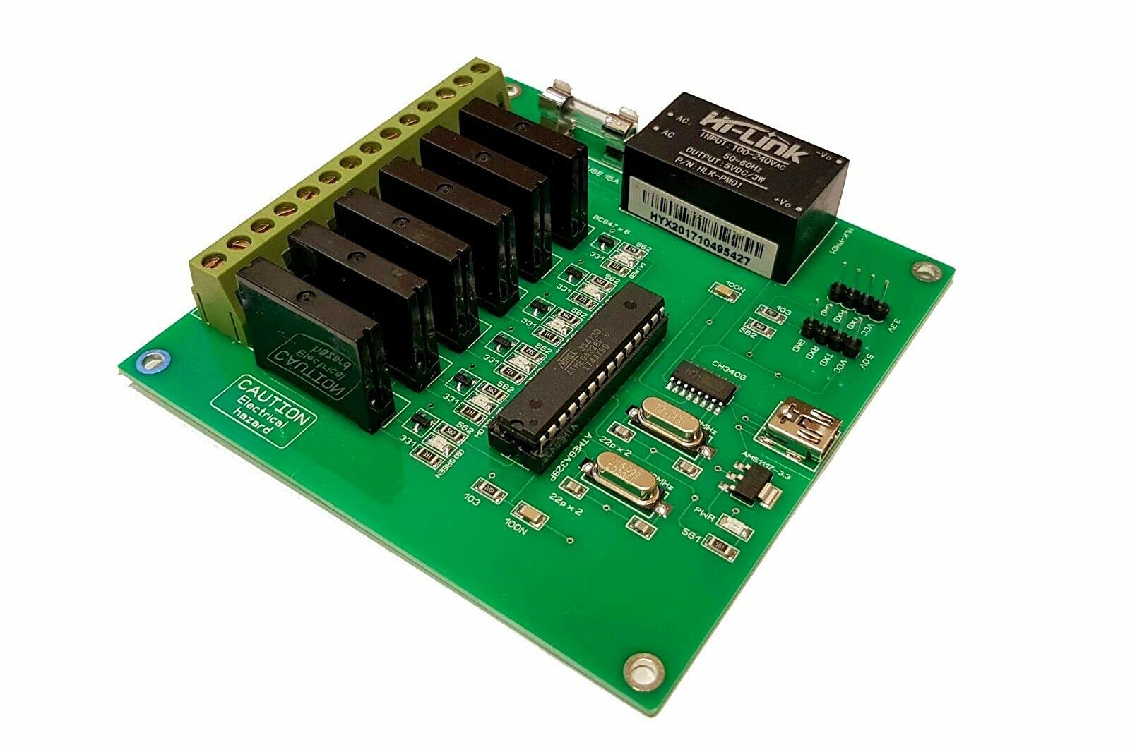 Traffic Light Signal Controller ARDUINO BASED Sequencer AC Voltage 6 ...