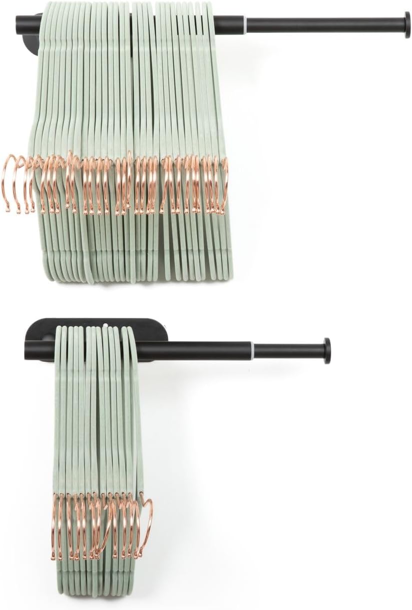 Amazon.com: Magnetic Hanger Organizer,Hanger Storage Rack for Washing ...