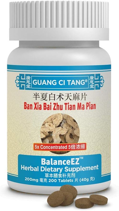 Amazon.com: Guang Ci Tang - Ban Xia Bai Zhu Tian Ma Pian - BalanceEZ ...