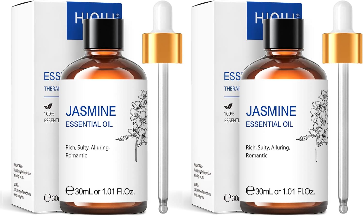 Amazon.com: Jasmine Essential Oil, Jasmine Fragrance Oil Relax, Jasmine ...
