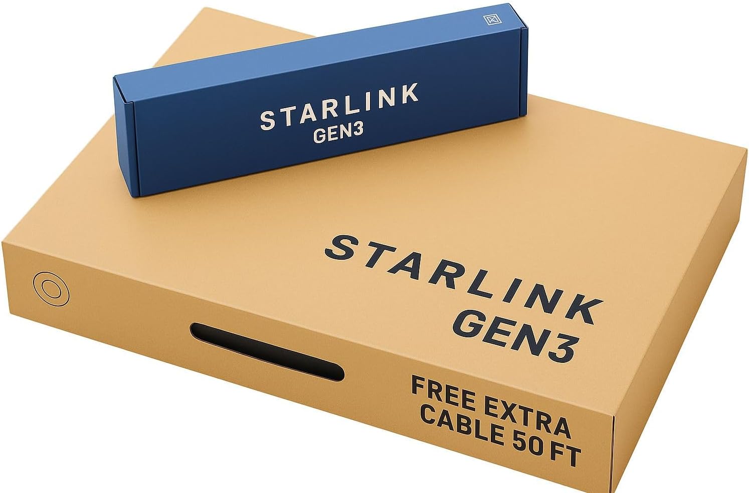 Amazon.com: Starlink Gen 3 Standard Kit – Satellite Dish with Wi-Fi 6 ...