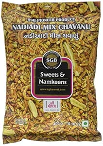 Amazon.com : SGB, Nadiadi Mix Chavanu, 400 Grams(gm) : Grocery & Gourmet Food