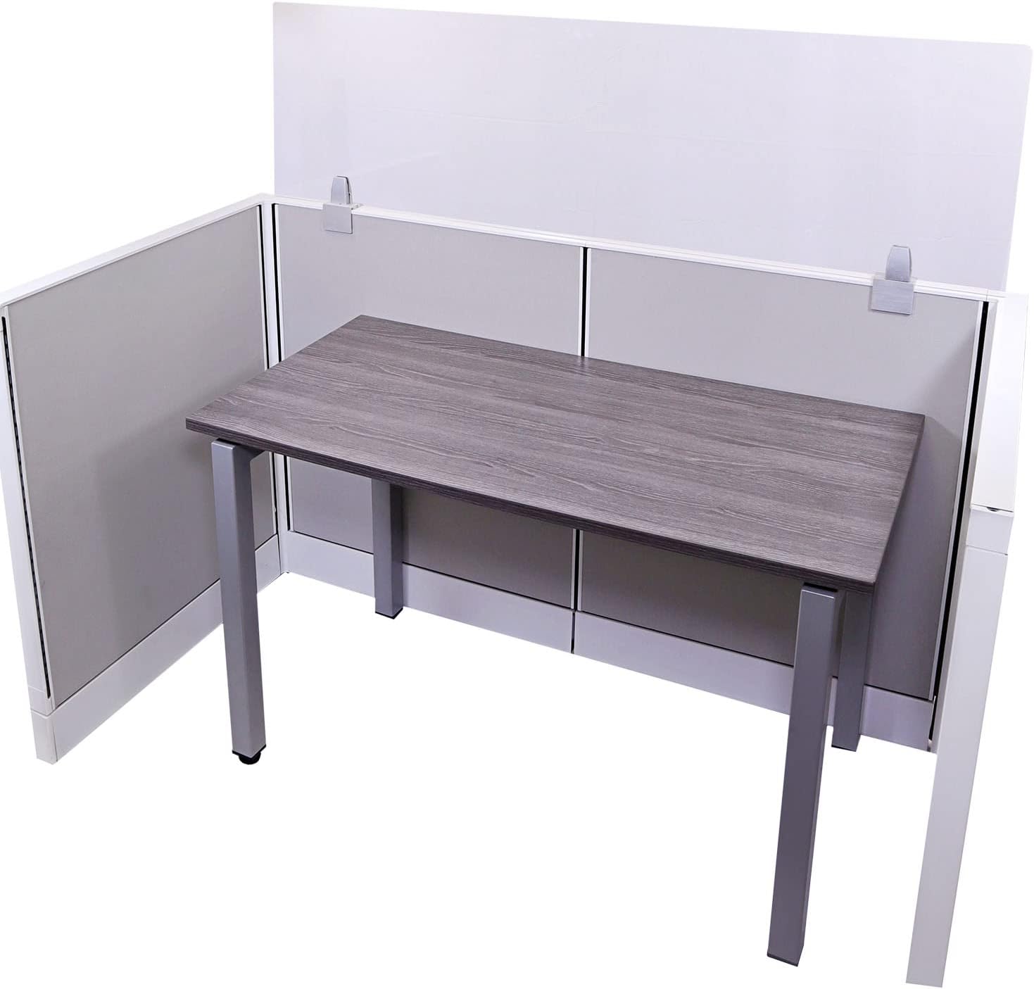 Amazon.com: Obex Acrylic Cubicle Mounted Privacy Panel with Small ...