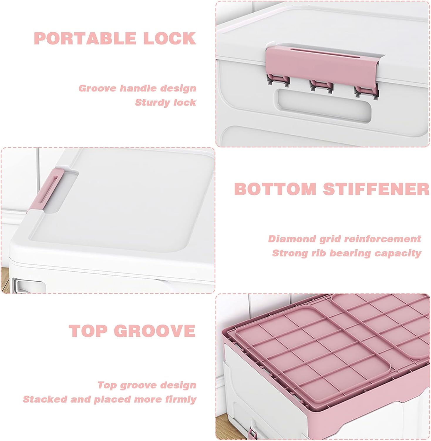 ILJNDTGBE Contenedores de almacenamiento con tapas contenedores de ...