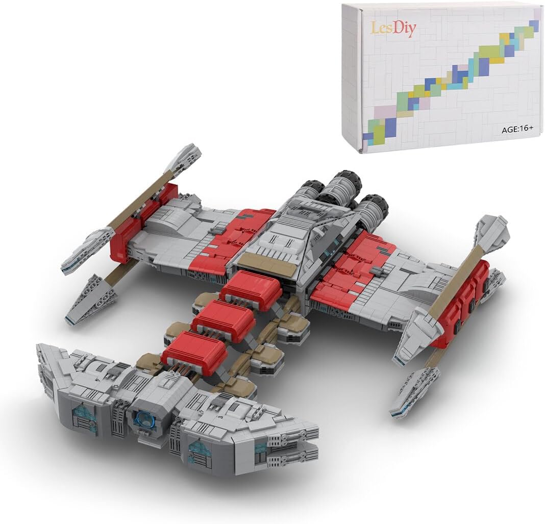 Amazon.com: WUKO Sci-fi Space Wars Cruiser Model, MOC-143956 Terran ...