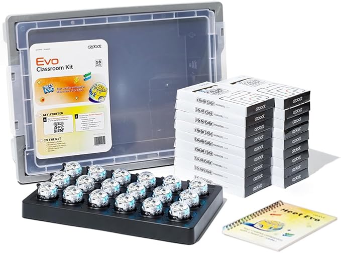 Amazon.com: Ozobot Evo Classroom Kit (18 Bots): Coding Robot, includes ...