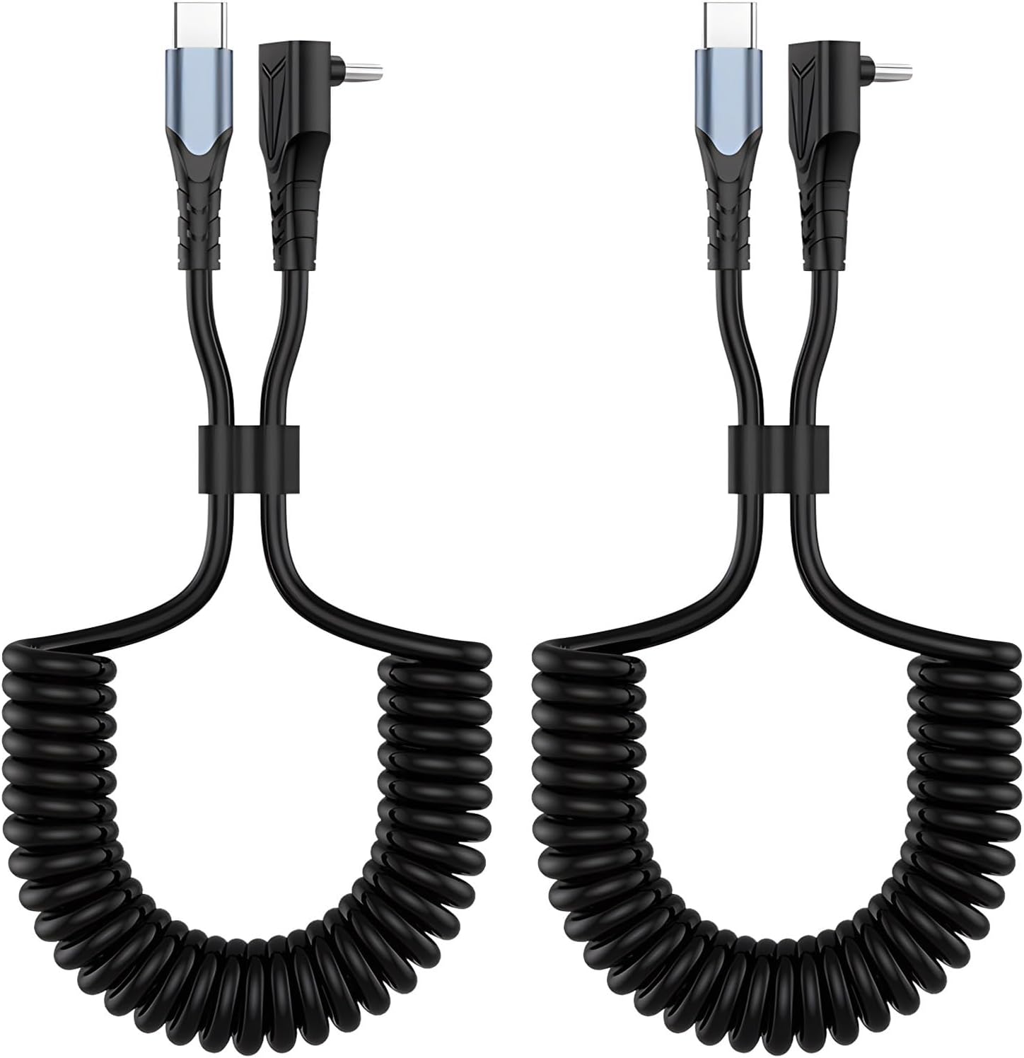 Amazon.com: 90 Degree Coiled USB Type C Cable,AICse USB A to USB C ...