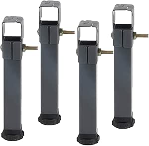 Amazon.com: Heavy Duty 4 Pcs Adjustable Height Clamping Tube Leg,Height ...