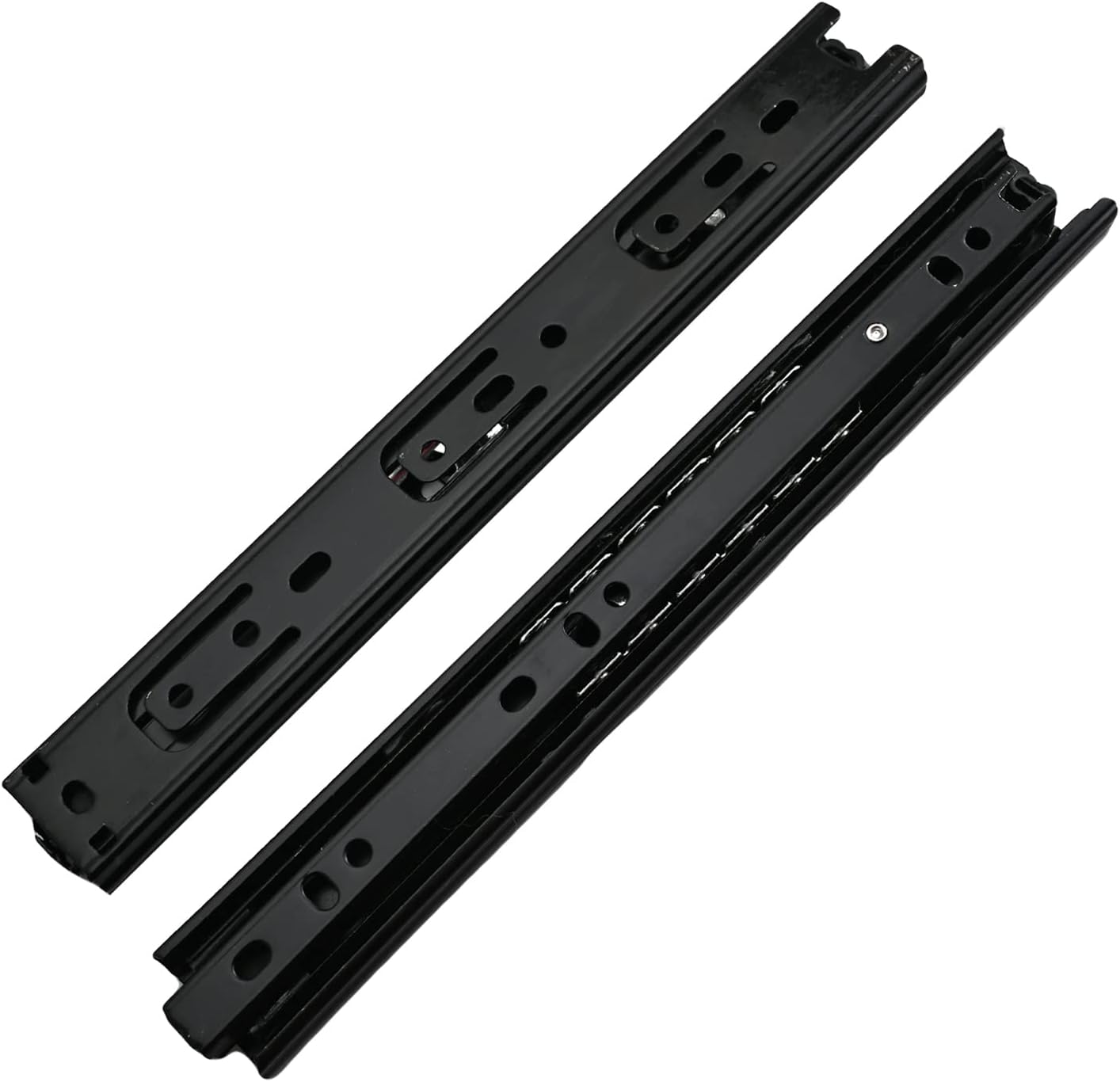 MroMax 10Inch Drawer Slides, Full Extension Ball Bearing One Way Slide ...