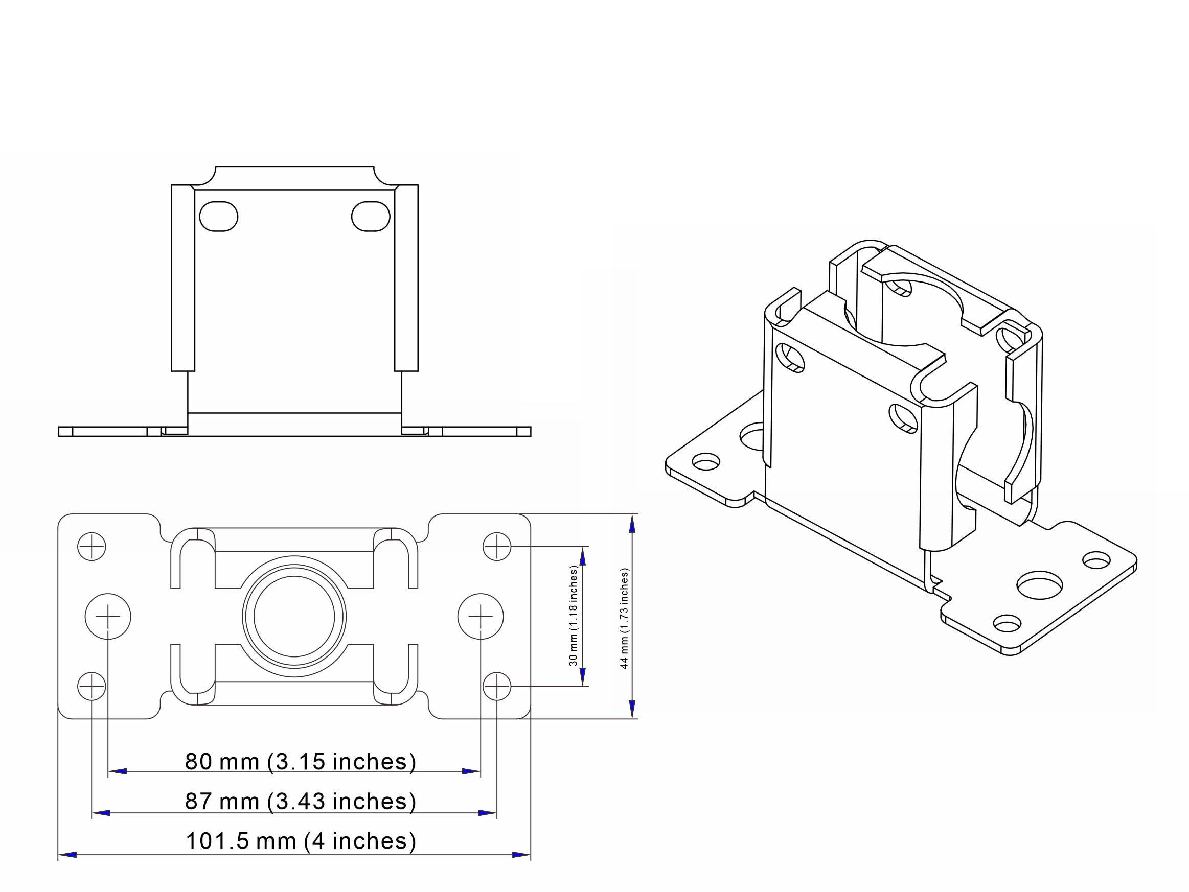 Snapklik.com : Universal Wireless Bridge Bracket Mount, Pole And Wall ...