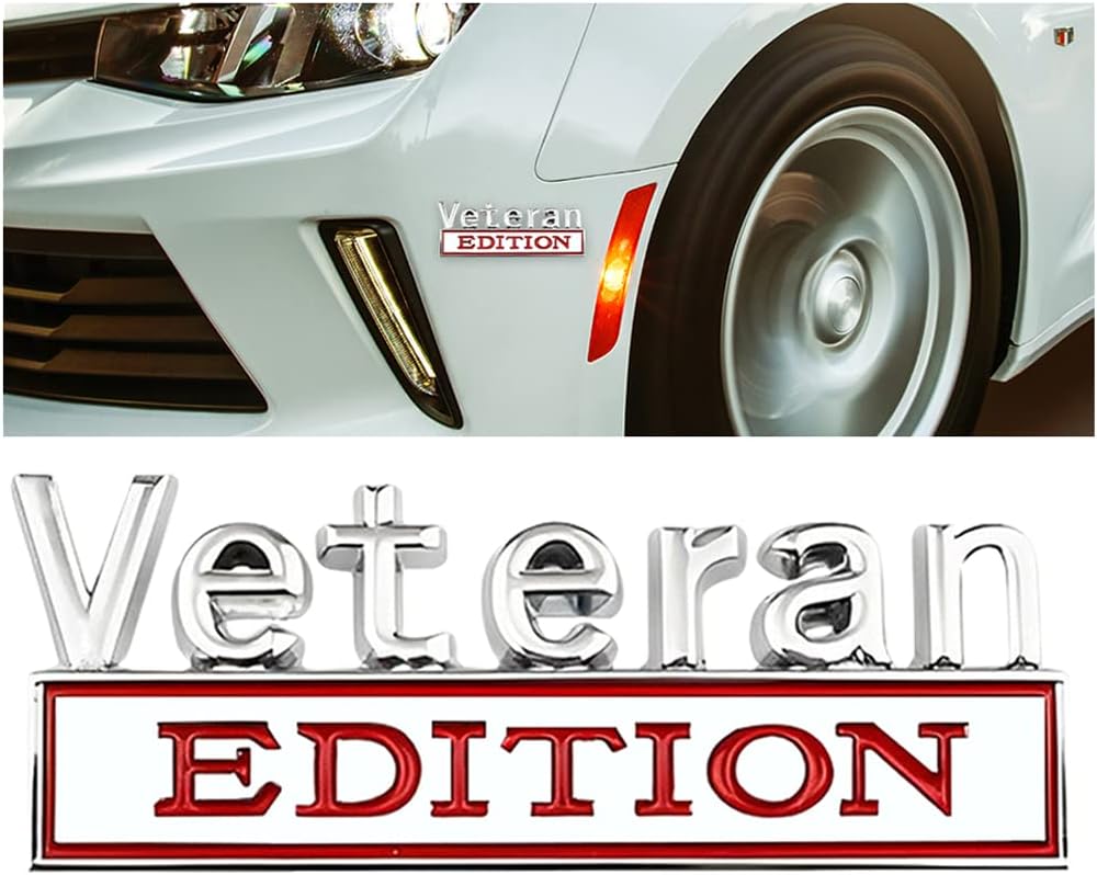 Amazon.com: YUYONGTANG 1x 7 Large Veteran Edition VA Emblem Badges ...