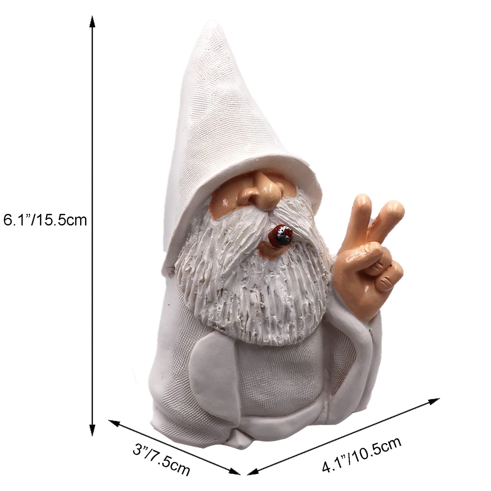 Snapklik.com : Garden Gnome Wizard 3D Dwarves, Polyresin Outdoor ...