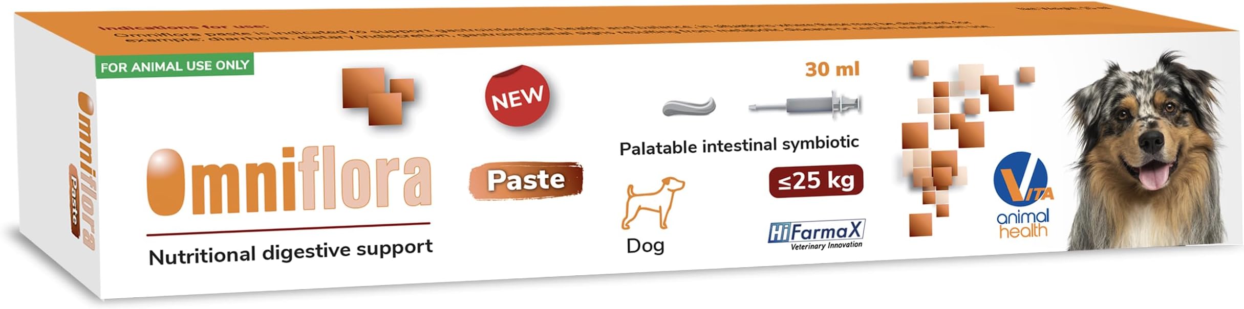Omniflora Paste Nutritional Digestive Support, For Dogs, Supports ...