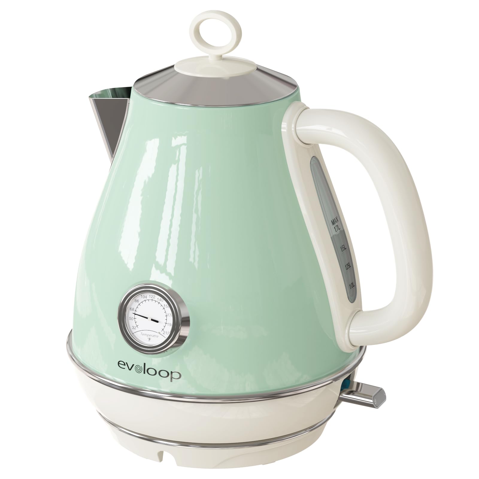 Snapklik.com : Evoloop Electric Tea Kettle, 1500W /1.7 Liter Hot Water ...