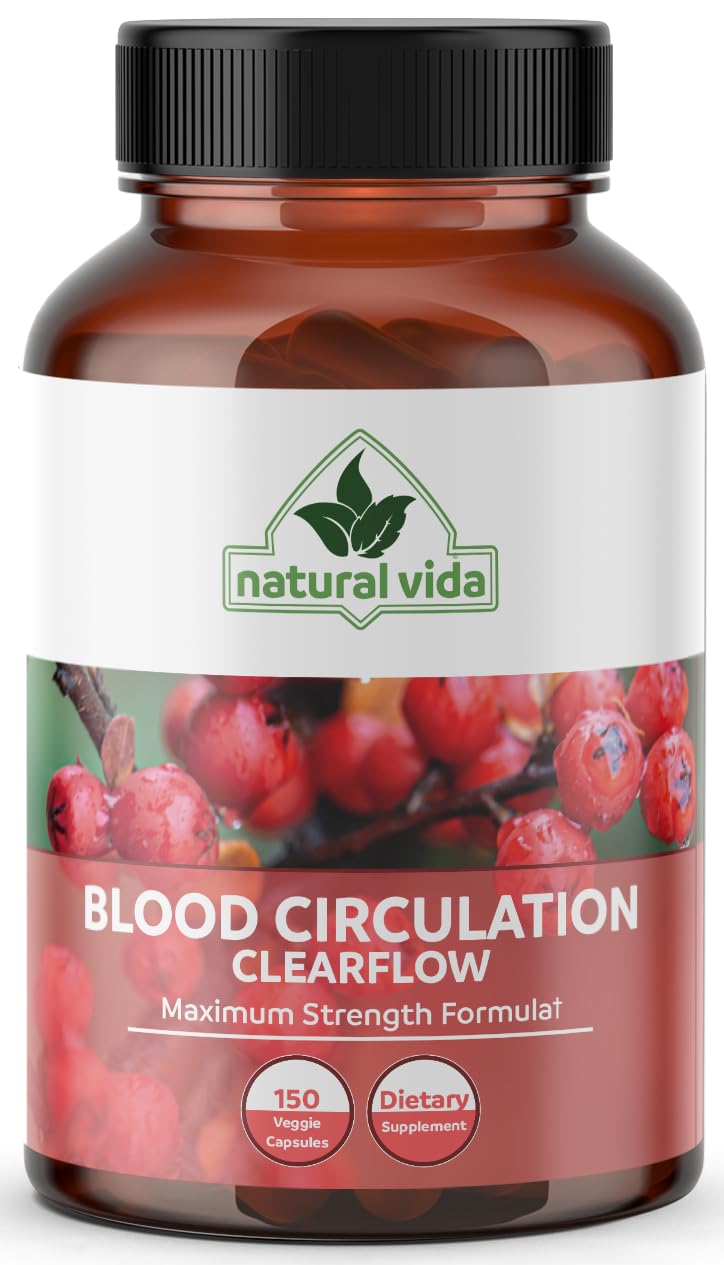 Amazon.com: Natural Vida Blood Circulation 600mg Supplement - 150 ...