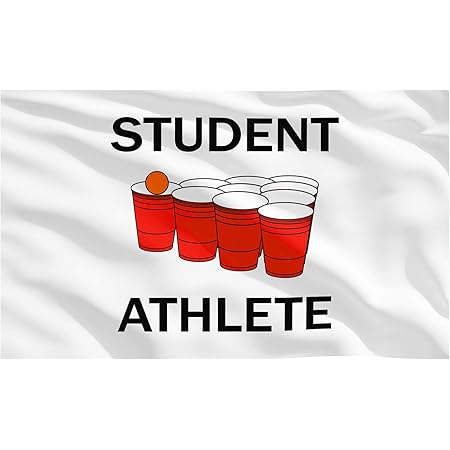 Amazon.com : Student Athlete Banner Flag College Flag 3 x 5 Feet Dorm ...