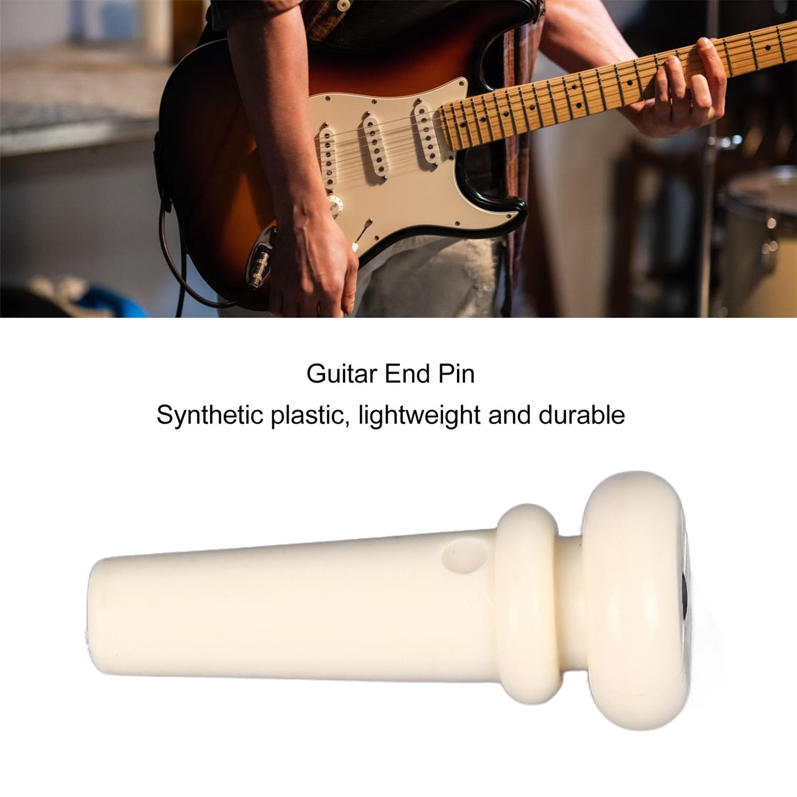 Snapklik.com : Acoustic Guitar Tailnail Peg, Plastic Guitar End Pin ...