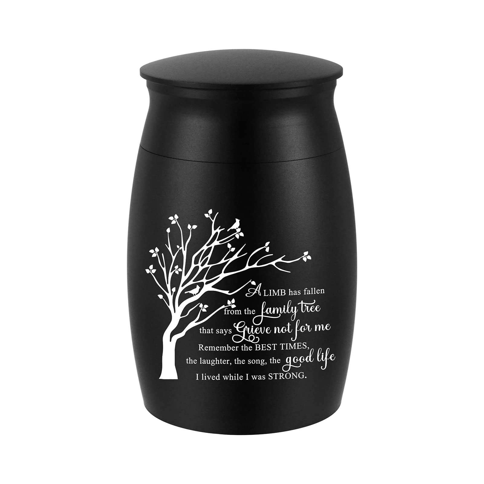 Small Urns for Human Ashes Tree Mini Cremation Urns for Ashes Aluminum ...