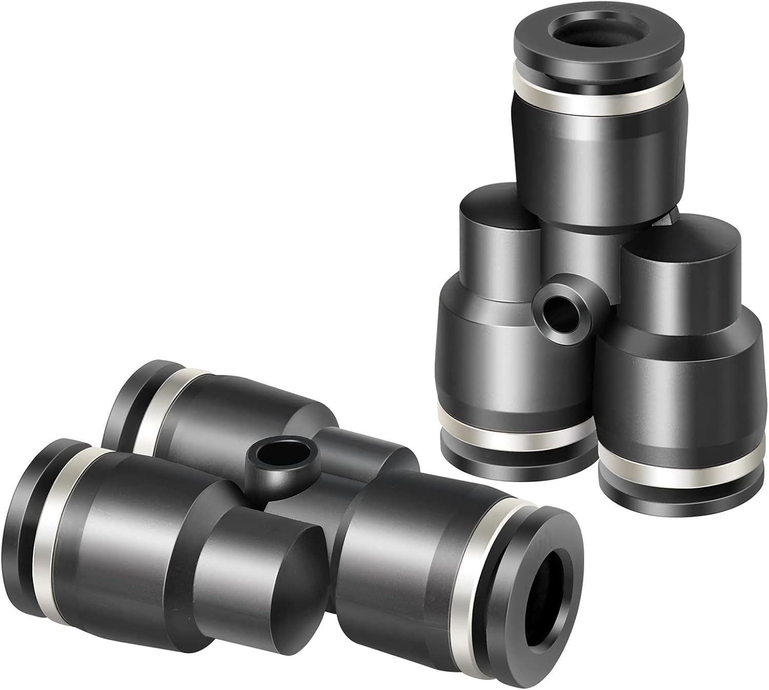 Amazon.com: TAILONZ PNEUMATIC Black 5/16 inch OD Y Spliter Plastic Push ...