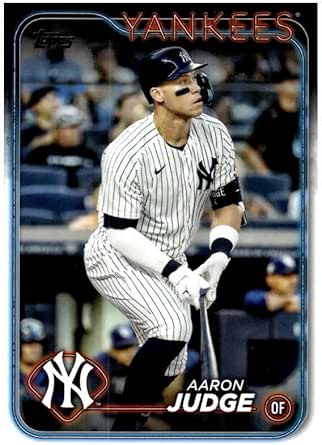 Amazon.com: 2024 TOPPS #99 AARON JUDGE NEW YORK YANKEES BASEBALL ...