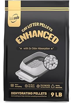 Amazon.com : Enhanced Cat Litter Pellets 9 lbs, Long-Lasting Odor ...