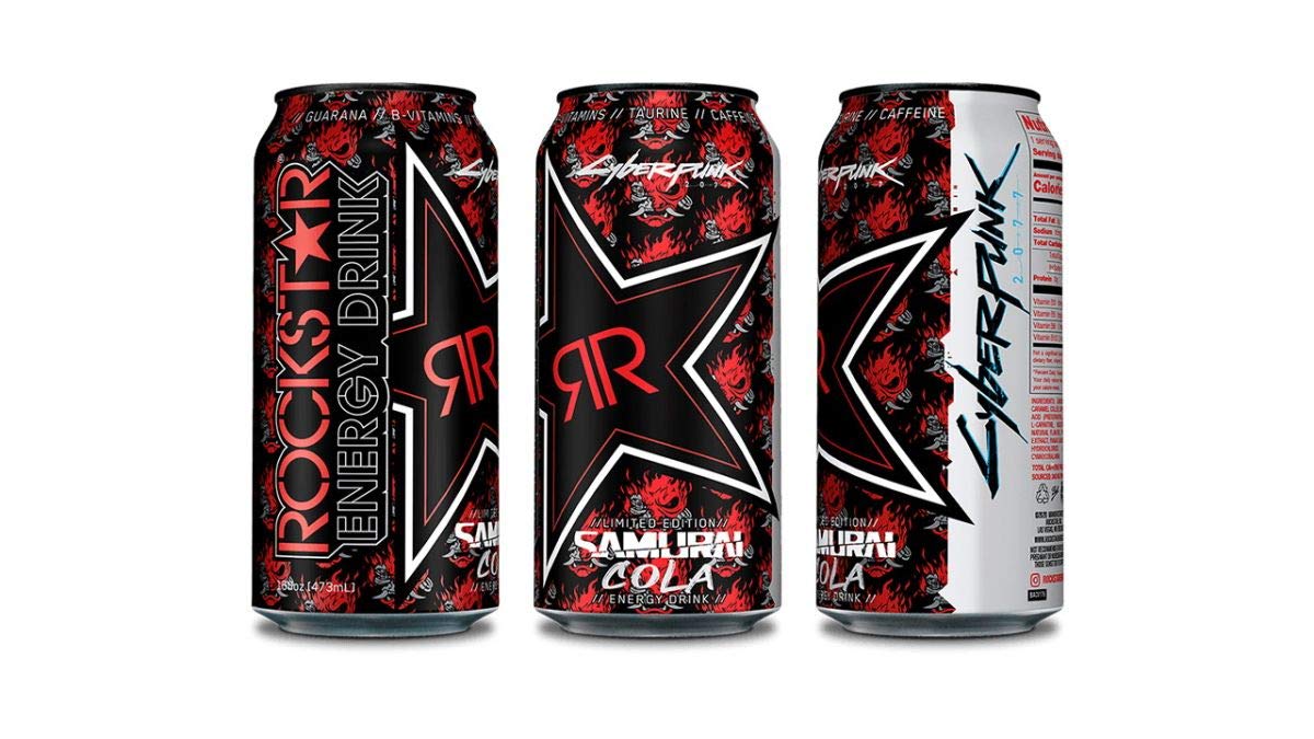 Buy Rockstar Limited Edition Samurai Cola Energy Drink, Caffeine and ...