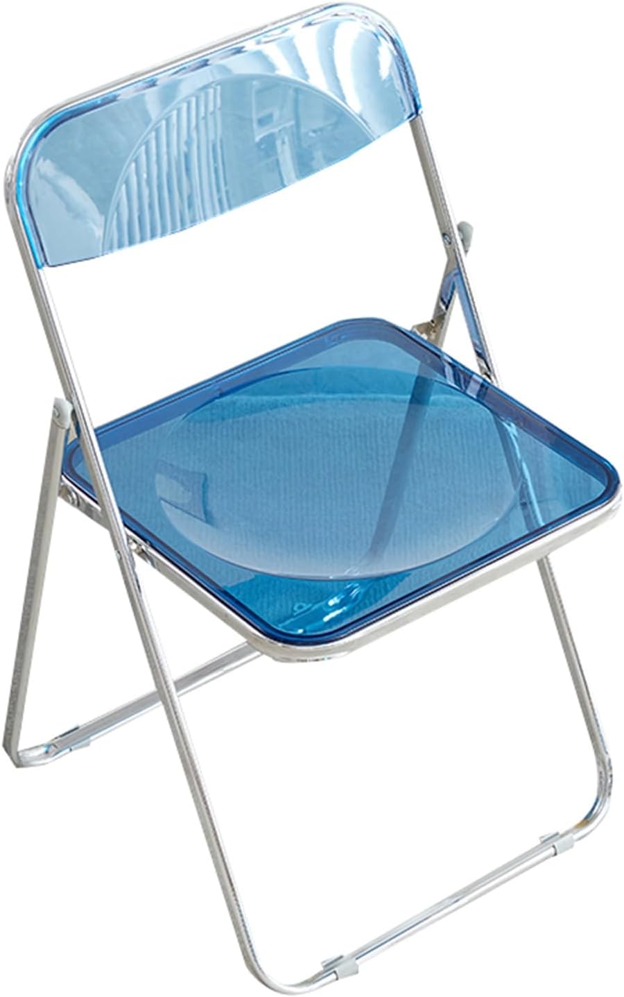 Amazon.com: JTPMYFT Acrylic Folding Chair Transparent Clear, Stackable ...