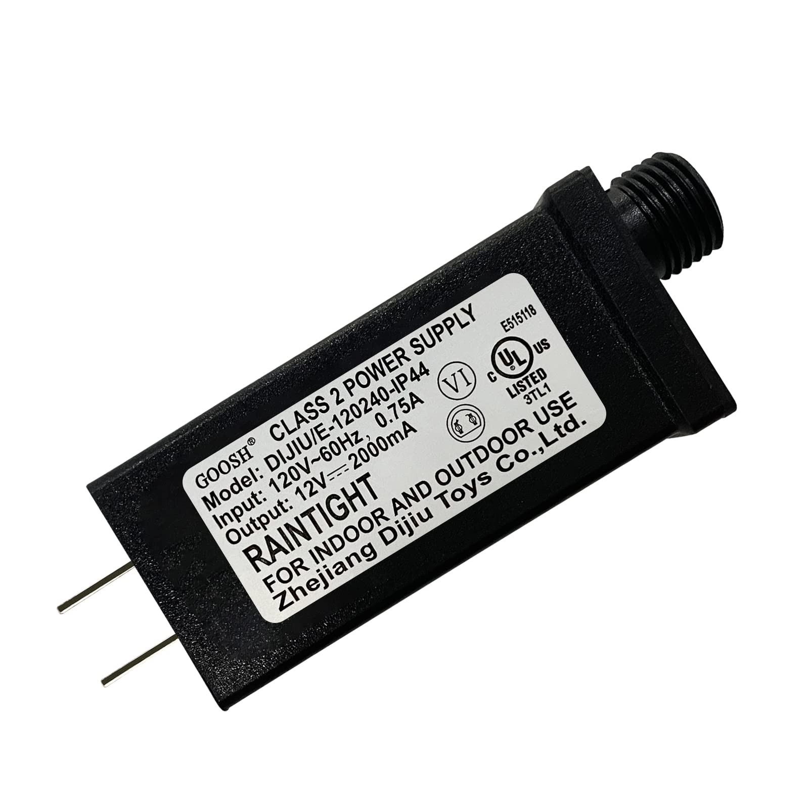 Snapklik.com : GOOSH 12V 2000mA LED Power Supply, Replacement Yard ...