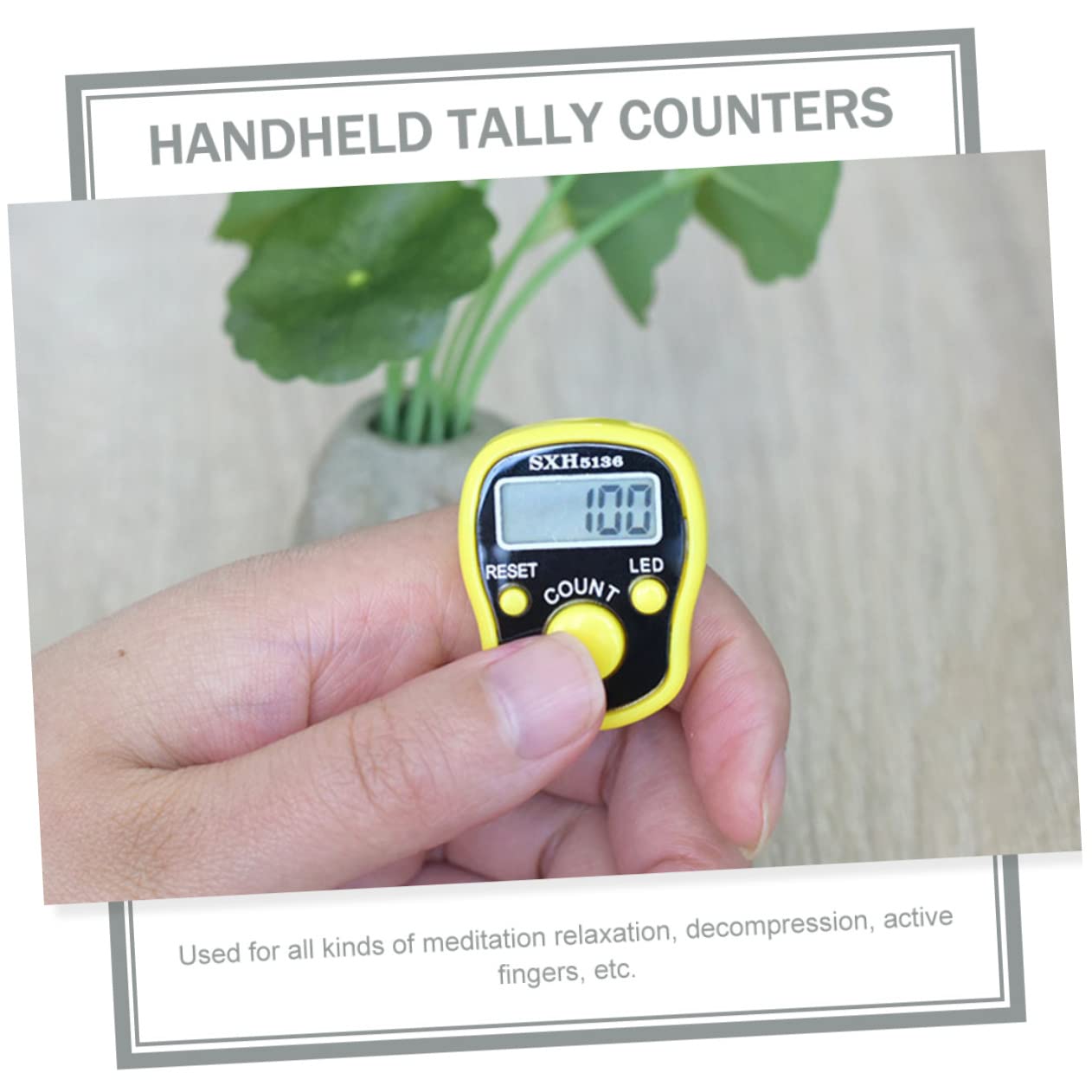 Tasbih Counter 3-Pack Manual Tally Counters - 4 Digit Electronic ...