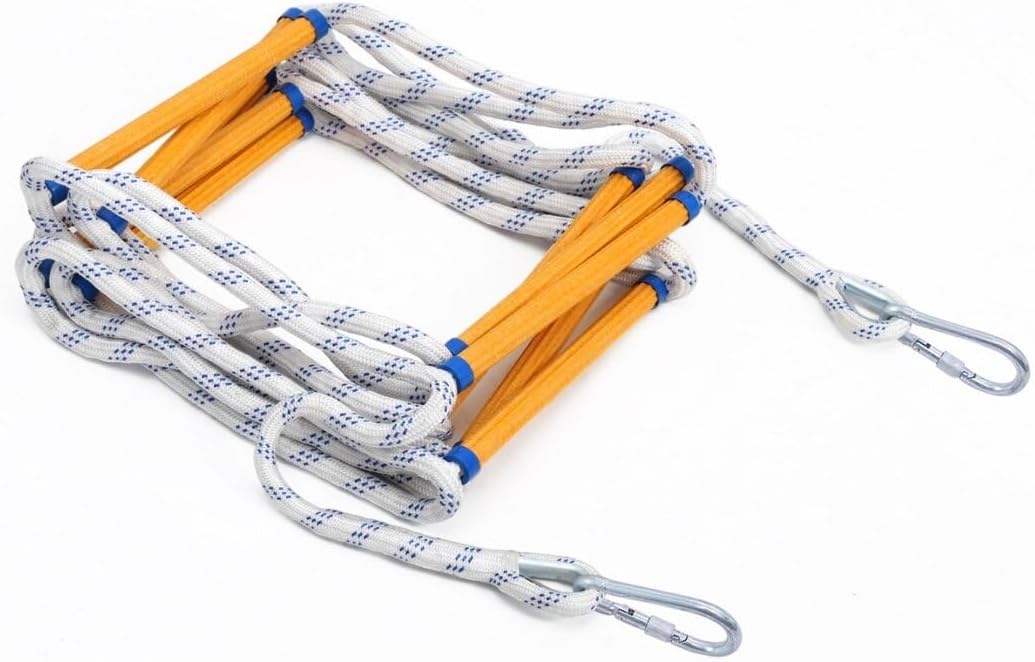 Rope Ladder Fire Escape Ladder - Evacuation Climbing Rescue Ladder for ...