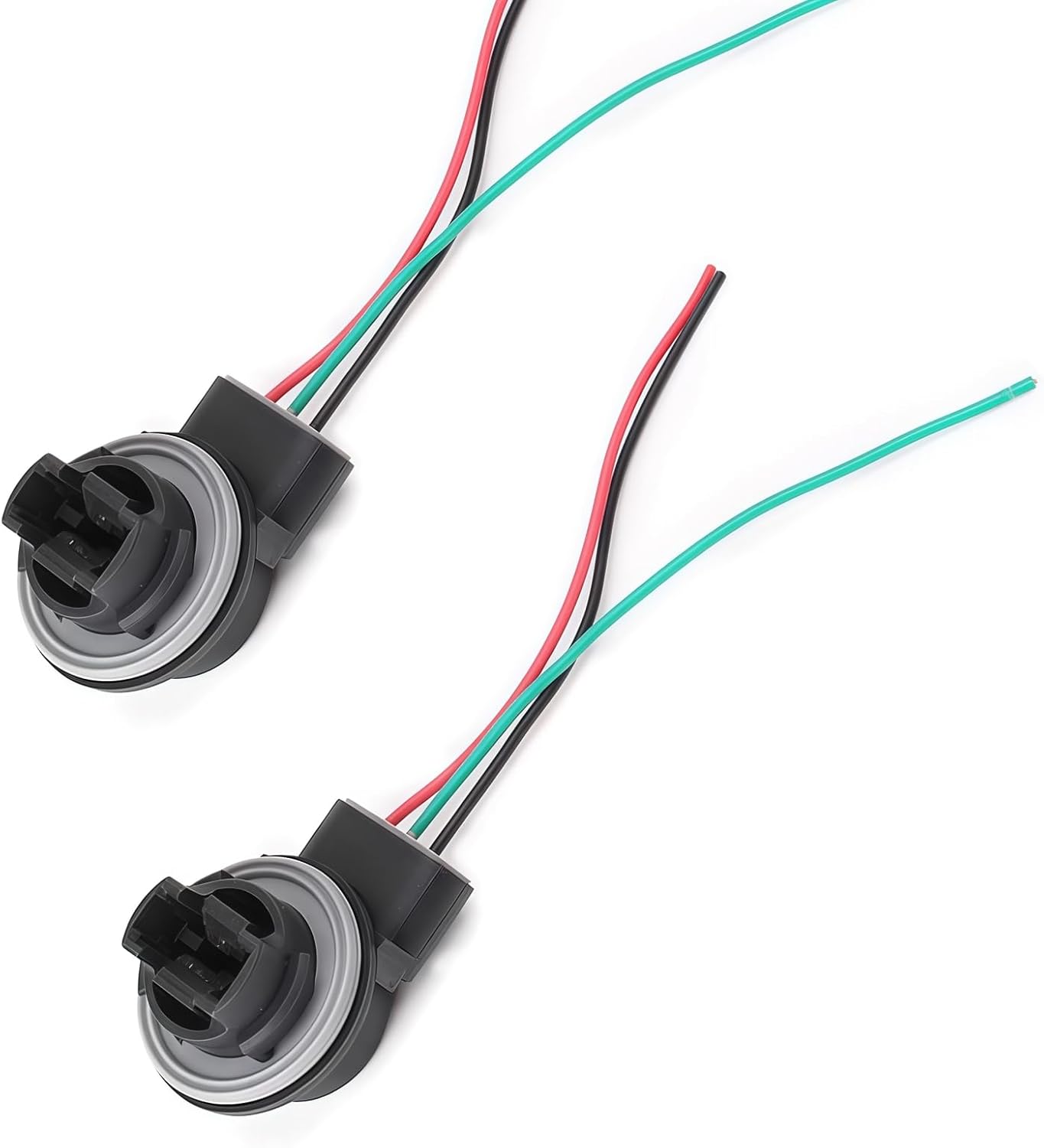 Amazon.com: Fiknonk 2 PCS Car Brake Light Socket, 3157B Waterproof Turn ...